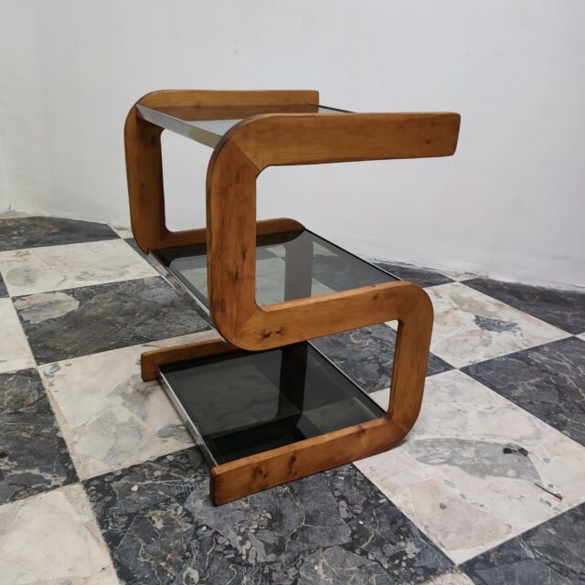 Elegant 1930s Bauhaus Coffee Table: A Design Masterpiece - Visioni d'Epoca