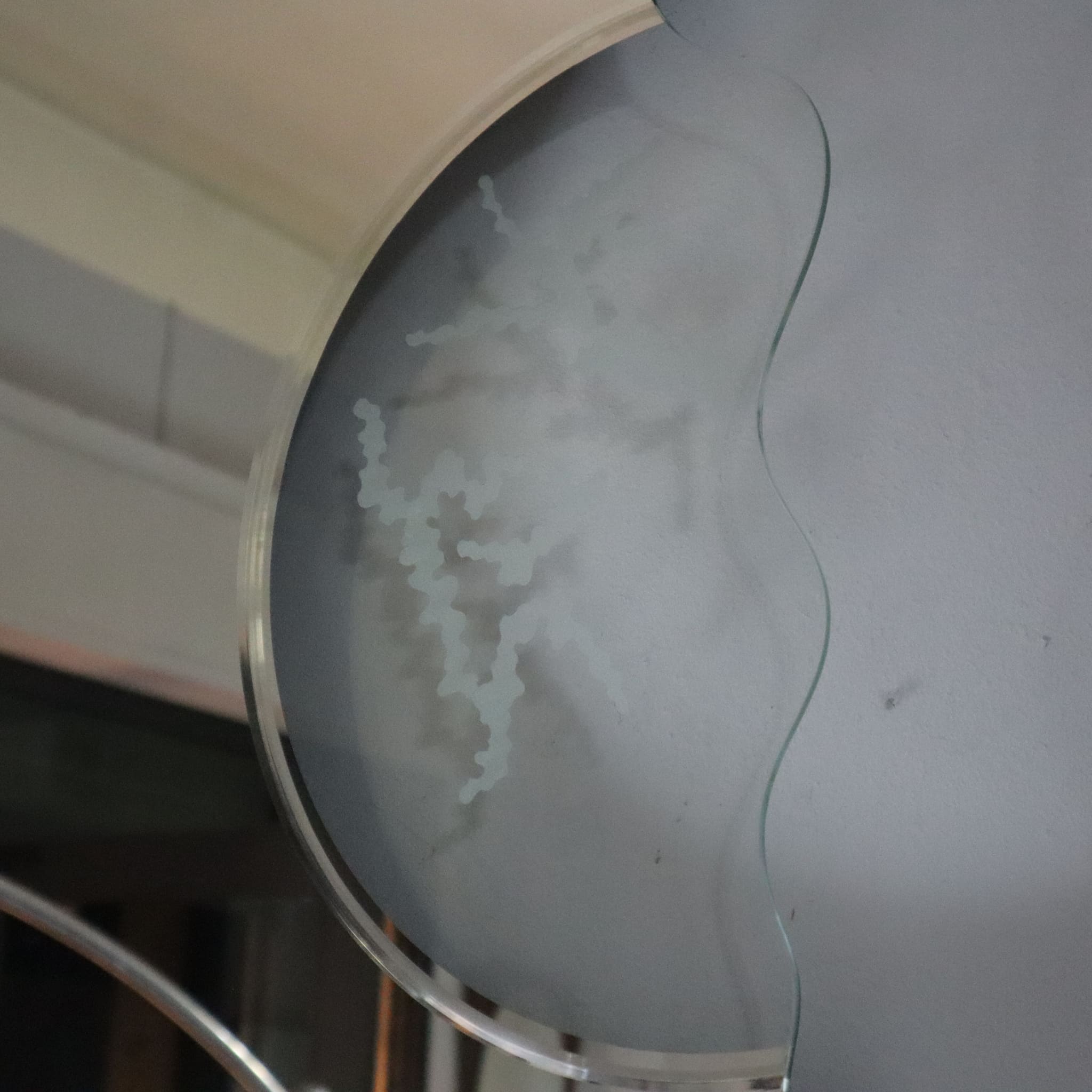 Specchio mod "Scornice" di Nanda Vigo per Glas anni 80 - Visioni d'Epoca